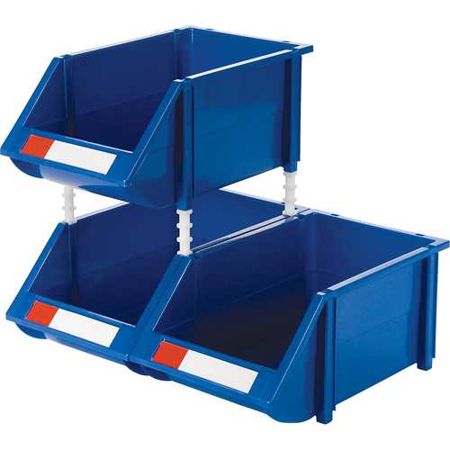 Kleton Stack And Hang Bin 8 3 16 W X 6 3 16 H X 14 D Blue Kleton