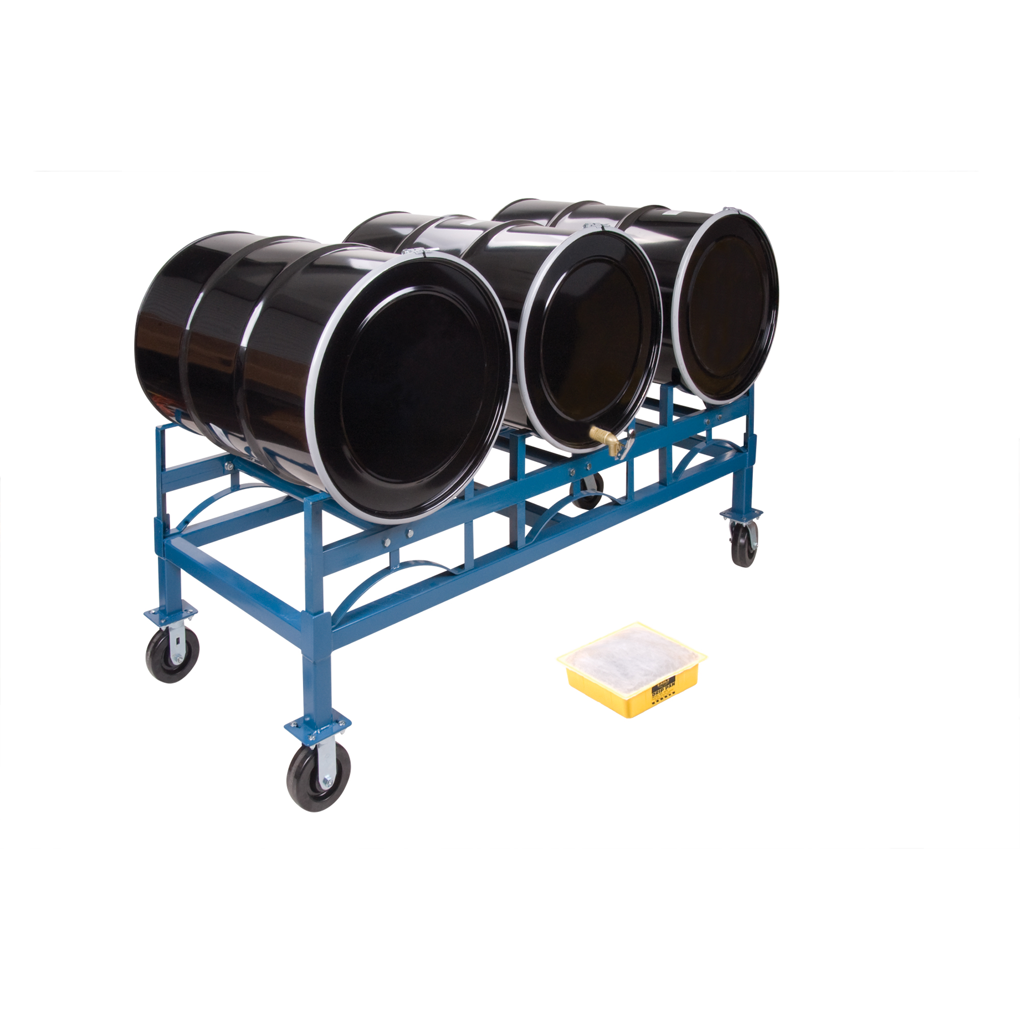 Porte-barils empilables, 3 barils, Capacité de 2400 lb, 71-1/2" la x 30 ...