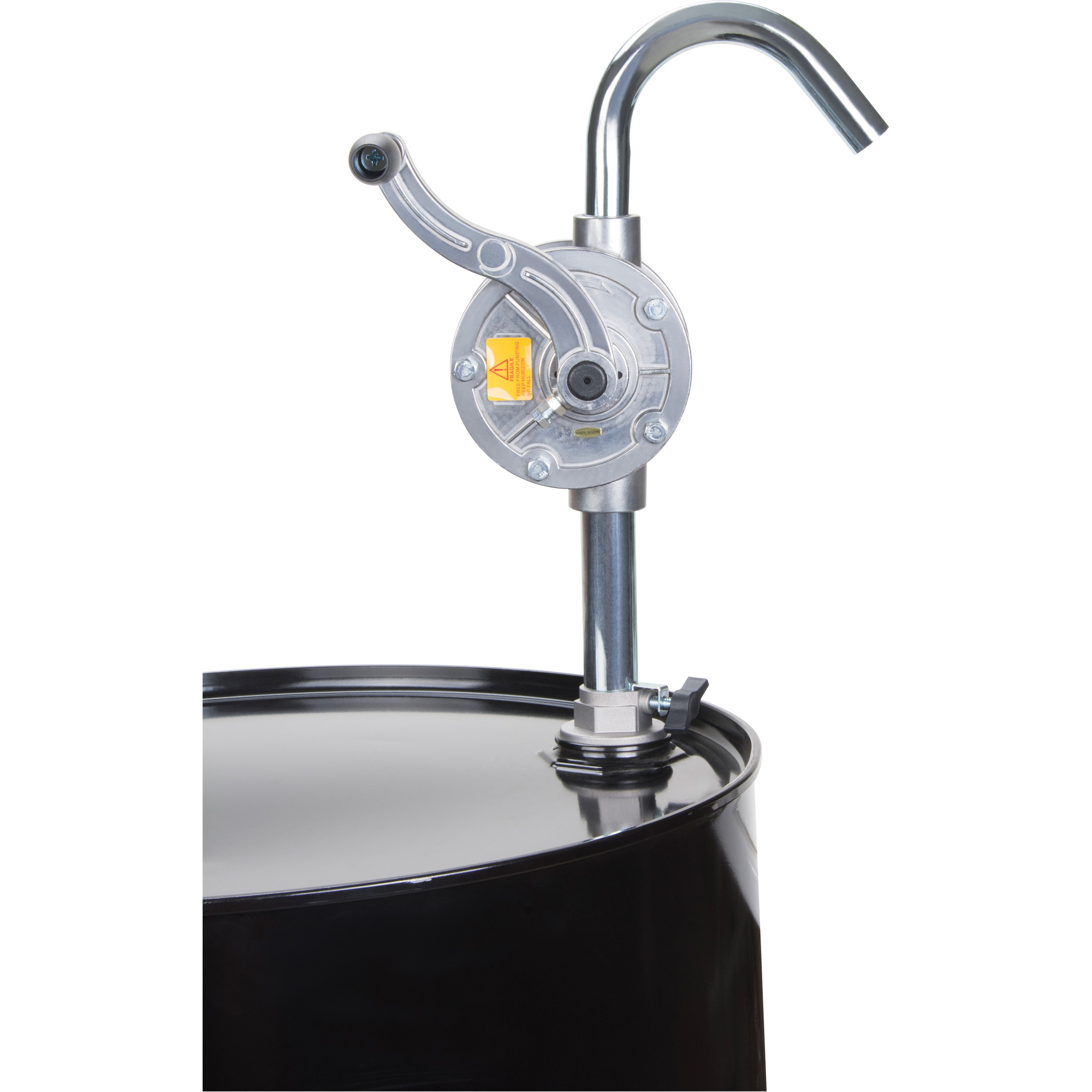 Pompe rotative pour baril, Aluminium, Pour capacité 5-55 gal., 9,5 oz ...